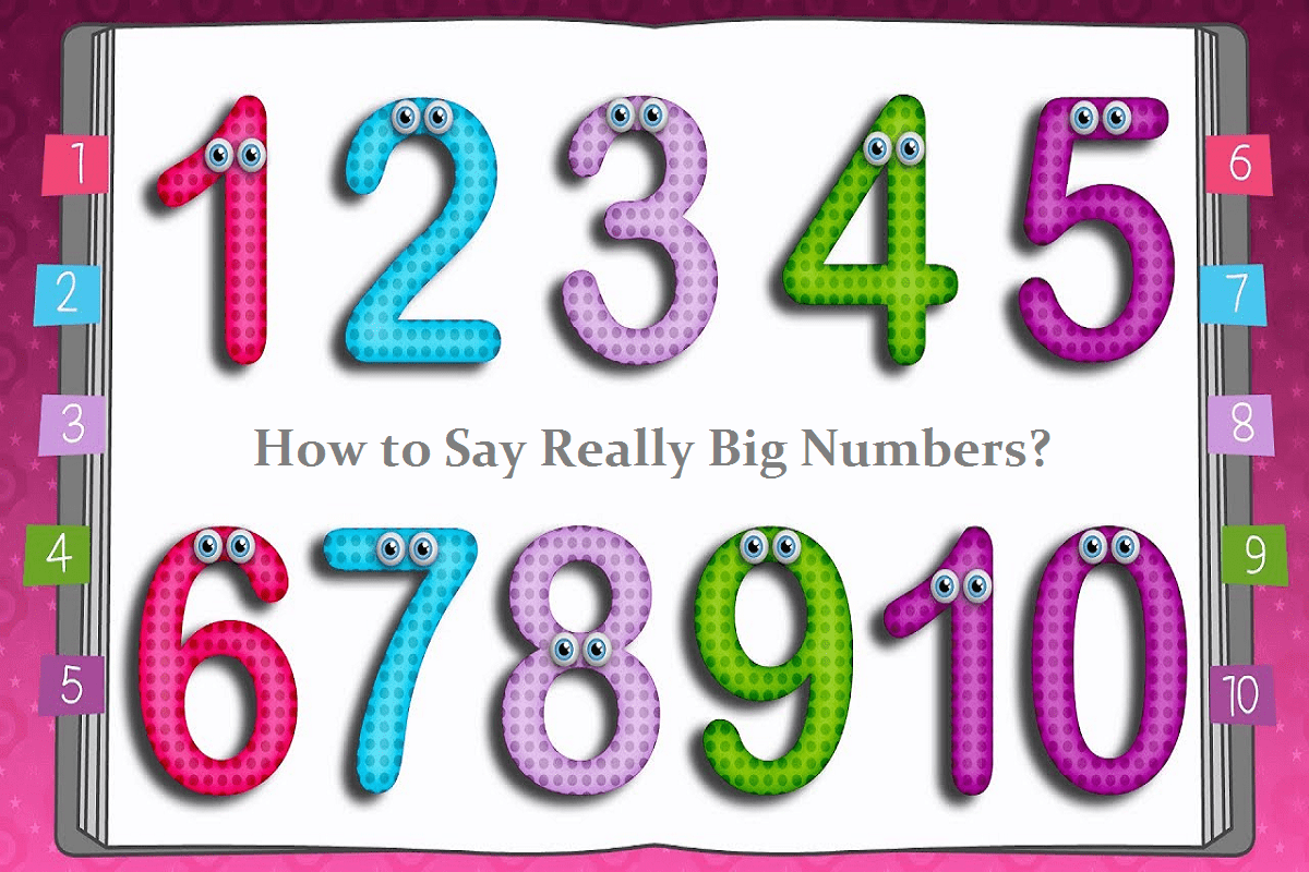 How To Say Really Big Numbers Speeli